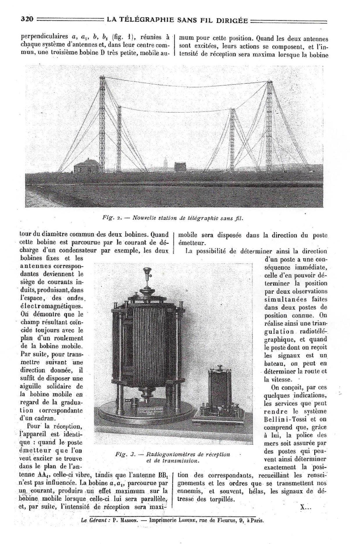 1915, La télégraphie sans fil dirigée – Radiohist.be